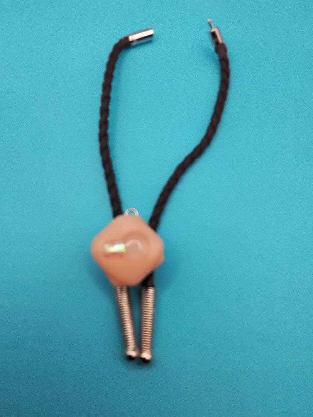 Magnetic Pet Bolo Dichroic Brown Faux Leather Bolo - Neck Size Up (S ...